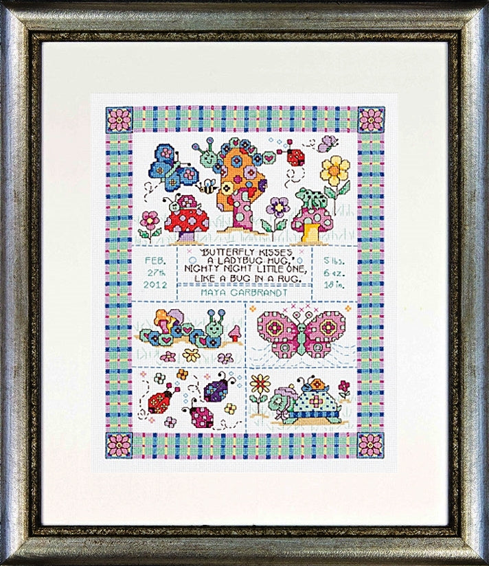 Bug In A Rug Birth Record – crossstitchwarehouse.com