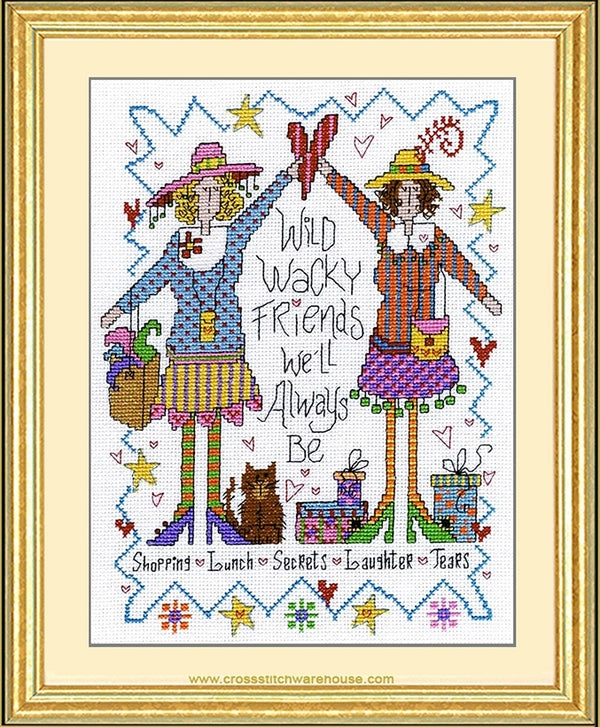 Wacky Friends - CHART ONLY – crossstitchwarehouse.com