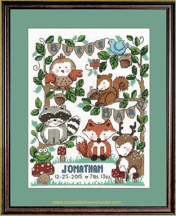 Bless Baby BIRTH RECORD - COMPLETE – crossstitchwarehouse.com