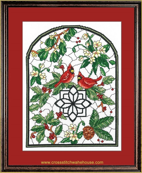 Stained Glass Winter - CHART ONLY – crossstitchwarehouse.com