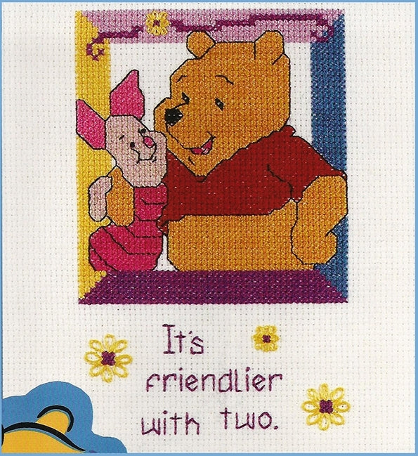 Disney's - Friendlier With Two – crossstitchwarehouse.com