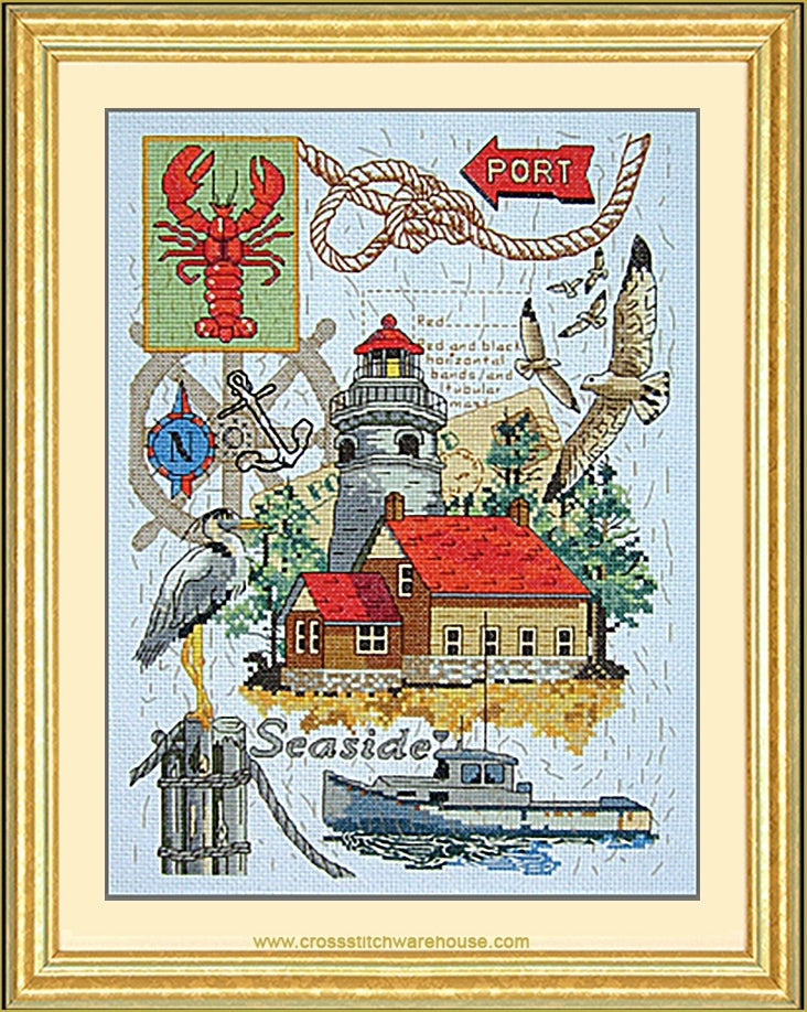 Seaside Collage – crossstitchwarehouse.com