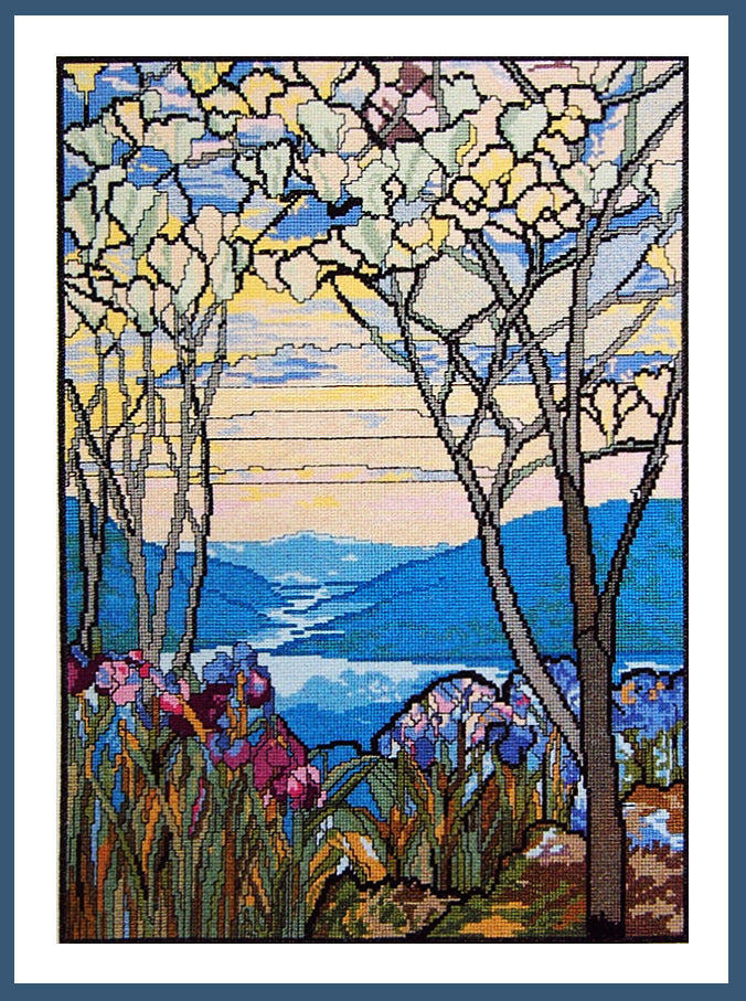 Tiffany Winding River - CHART & FABRIC – crossstitchwarehouse.com