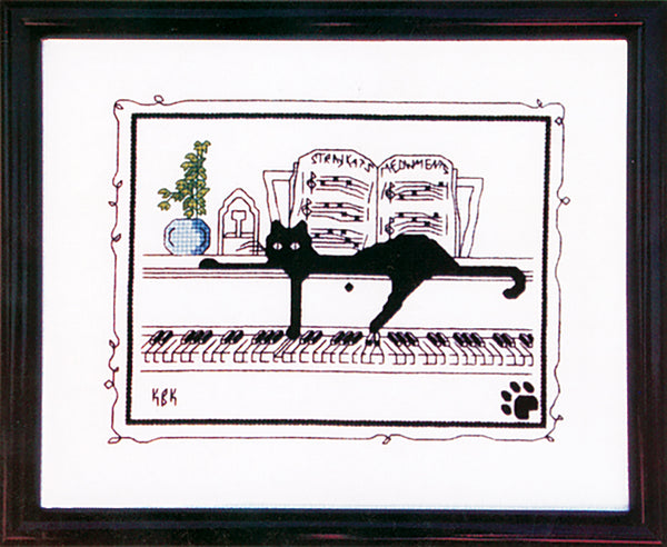 Purrfect Pitch - CHART & FABRIC – crossstitchwarehouse.com